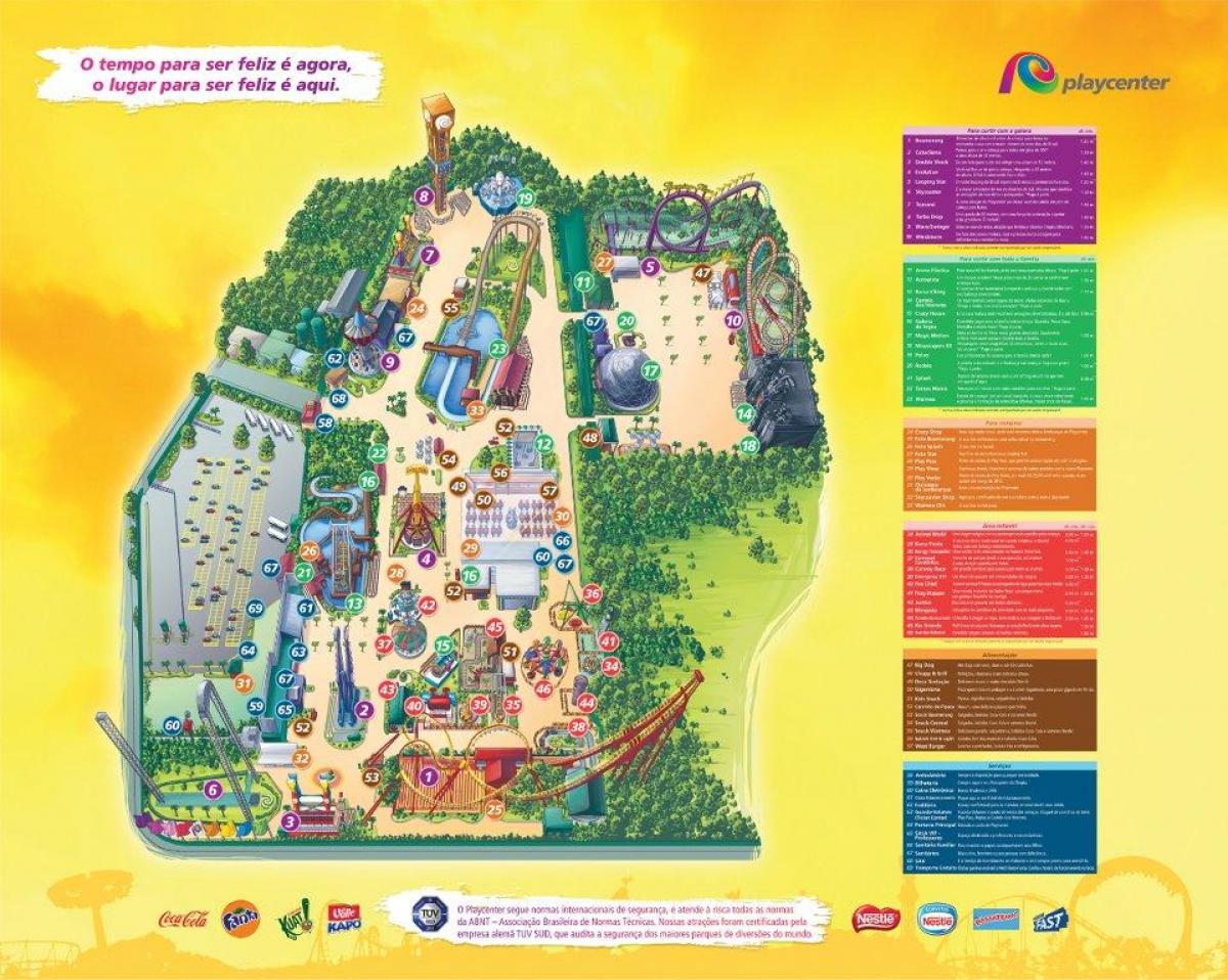 PlayCenter 상파울루 지도를-지도의 플레이센터 São Paulo(Brazil)